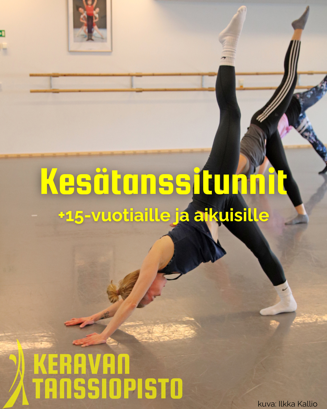 Kesätanssitunnit +15-vuotiaille ja aikuisille - Keravan tanssiopisto
